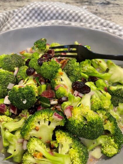 Satisfying and Healthy Sweet Broccoli Salad